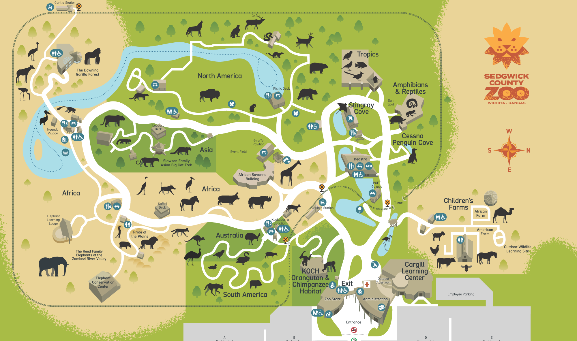 Zoo Map – Sedgwick County Zoo
